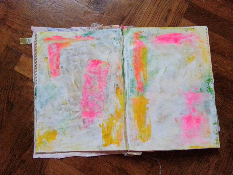 Spring in Town – Mixed Media & Art Journaling with Love