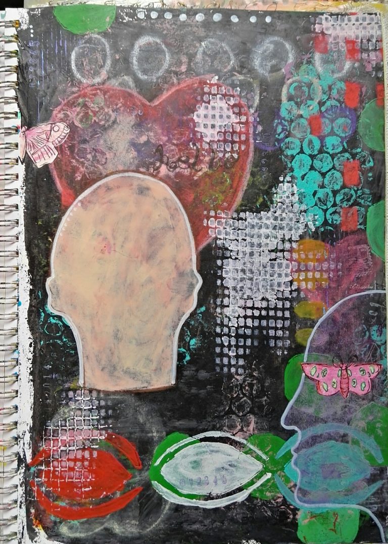 How to create new pages in your art journal – Mixed Media & Art ...