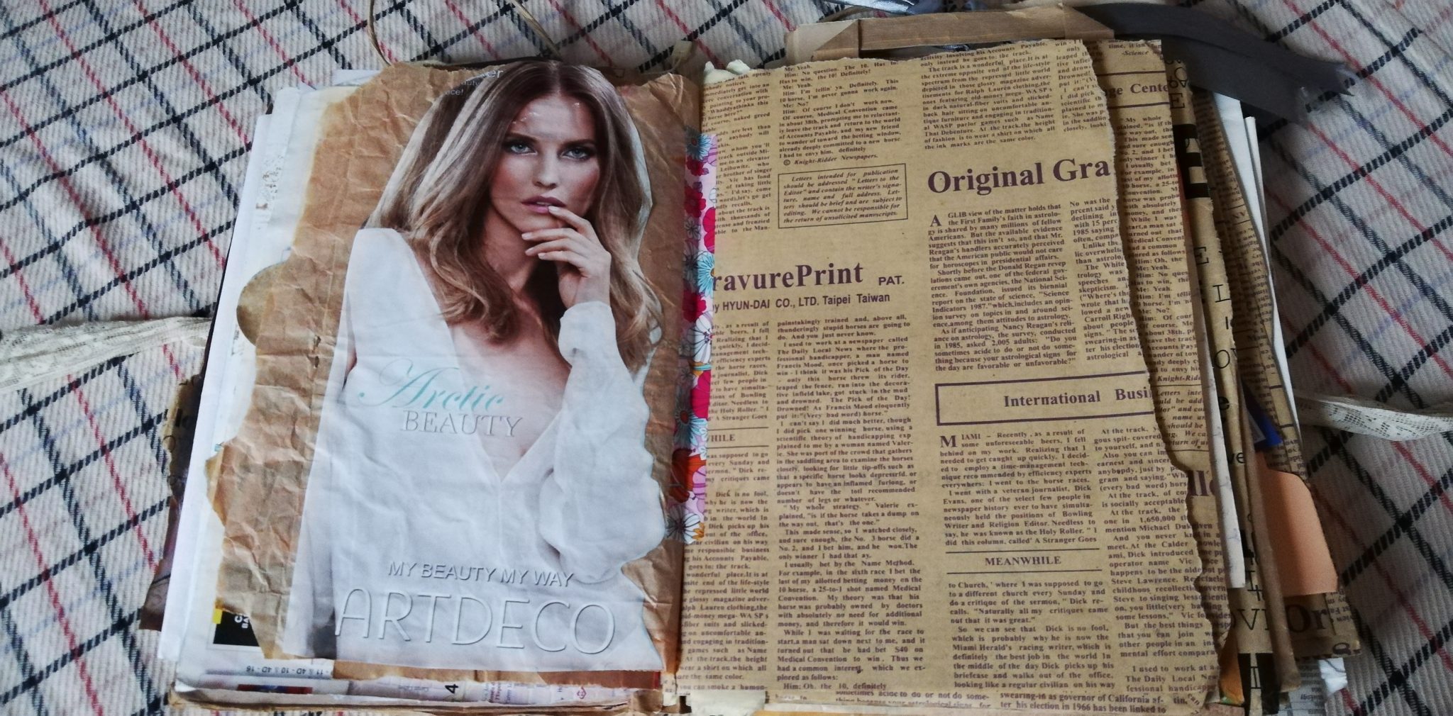 The Junk Journal Project – old calendar – Mixed Media & Art Journaling ...